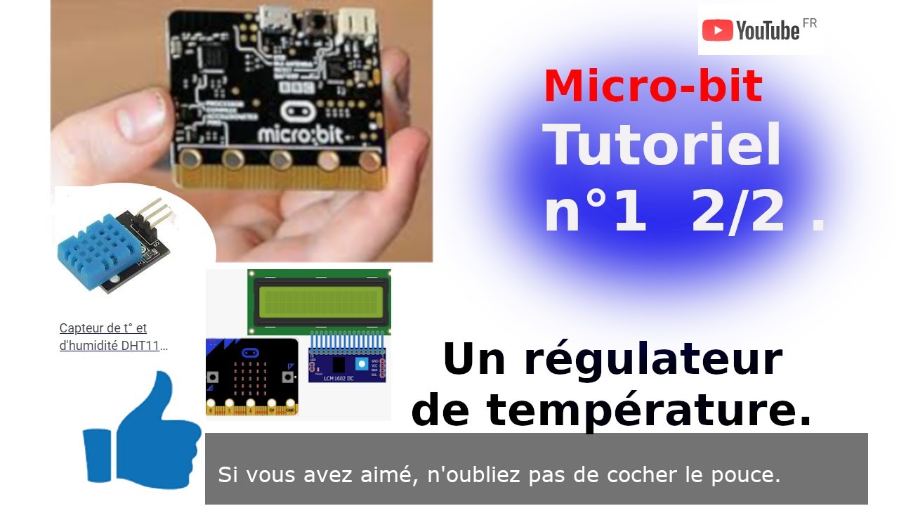 micro bit (régulateur de température). - YouTube