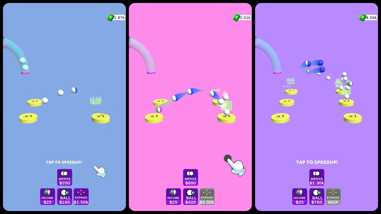 Bouncy Balls ASMR Mobile Game | Gameplay Android & Apk - YouTube