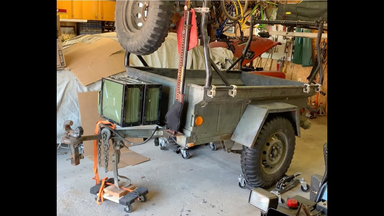M416 Overlanding Trailer Bearing Replacement - YouTube