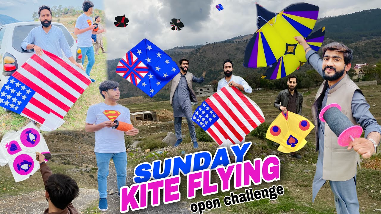 Sunday kite flying & kite cutting open challange with lahori kite club ...