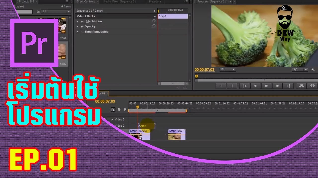 Adobe Premiere Pro CS6 : EP.01 - สอนตั้งค่า เริ่มต้นใช้โปรแกรม - YouTube
