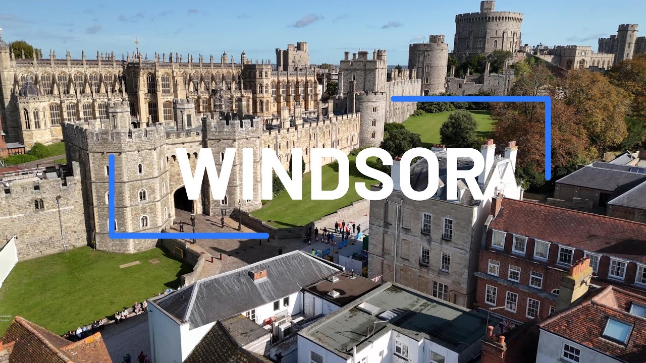 Windsor Castle Unveiled: Aerial Expedition and the Majestic Copper ...