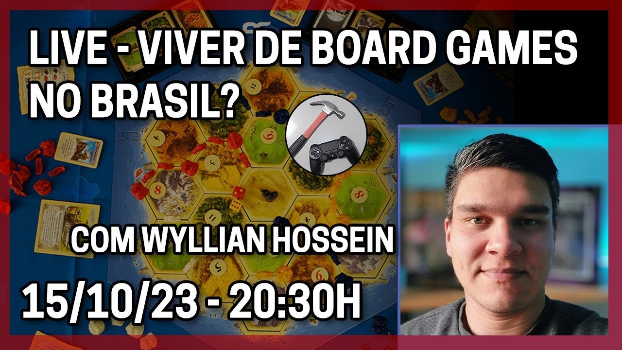 LIVE Board Games no Brasil é possível? Com Wyllian do Viver de Jogo ...