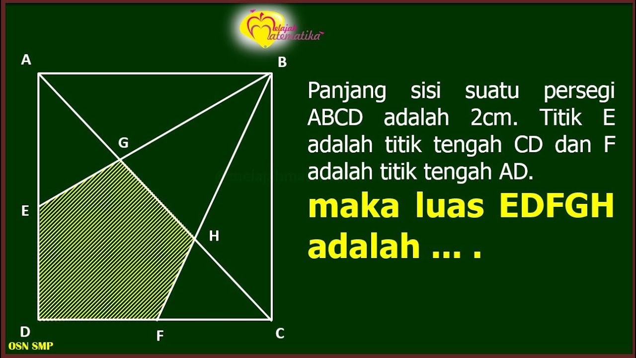 SOAL OLIMPIADE MATEMATIKA SMP | GEOMETRI -- OSN SMP 2011 - YouTube