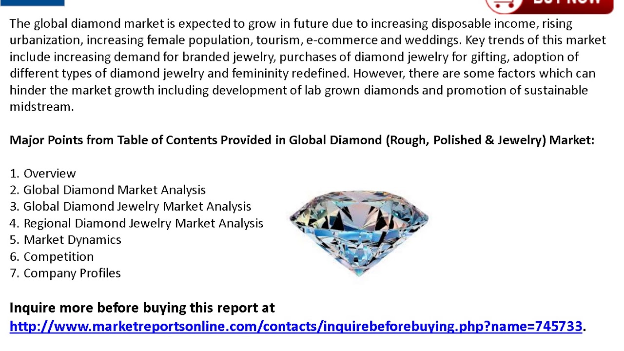 Diamond Market: Global Trends Analysis and Forecast to 2018-2022 - YouTube