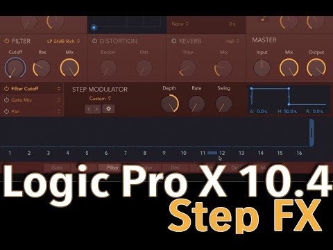 Logic Pro X 10 4 Multi FX Phat FX Step FX Part 2 - YouTube