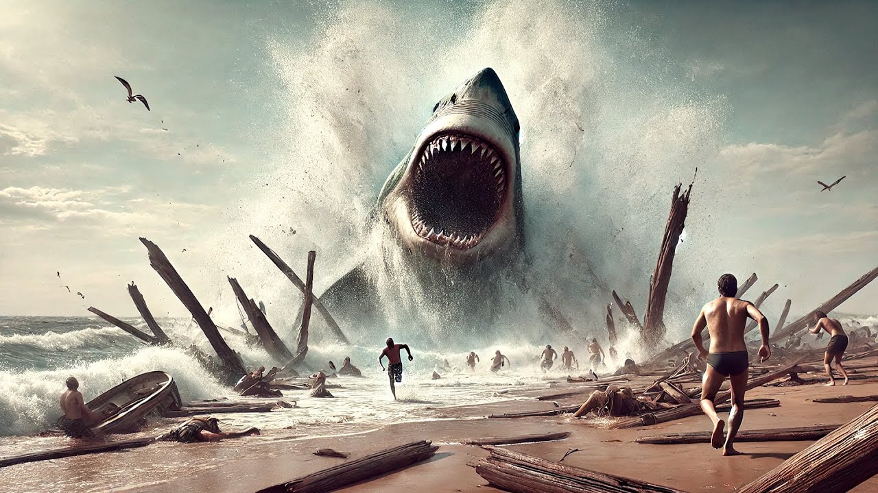 Mutant Shark Strands Tourists on Small Island With Other People Who Are ...