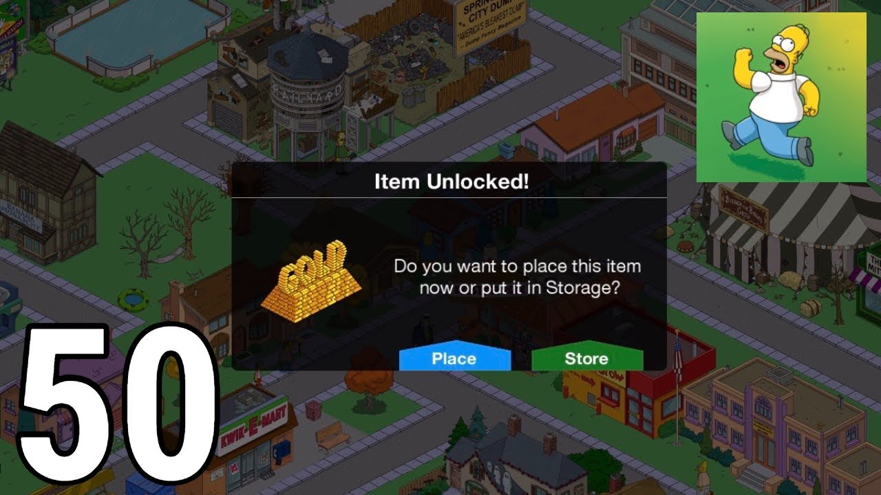 The Simpsons Tapped Out - Full Gameplay / Walkthrough Part 50 (IOS ...