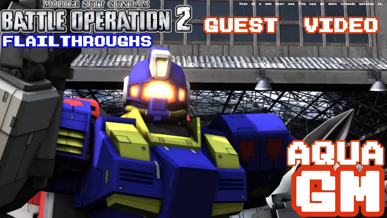 Gundam Battle Operation 2 Guest Video: RAG-79 Aqua GM - YouTube