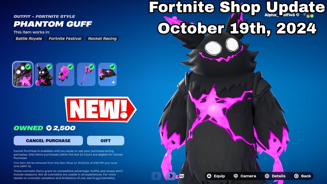 Fortnite: Item Shop Review [October 19th, 2024] (Fortnite Chapter 5 ...