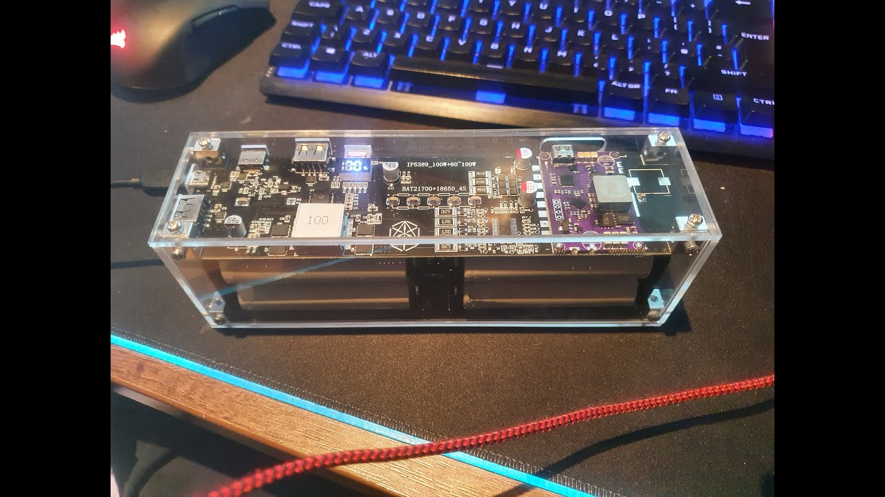 Fast charge devices with a battery bank! 38400 MAH 120Watts! - YouTube