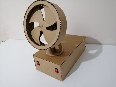 Evde basit vantilatör yapımı/Simple fan construction at home.
