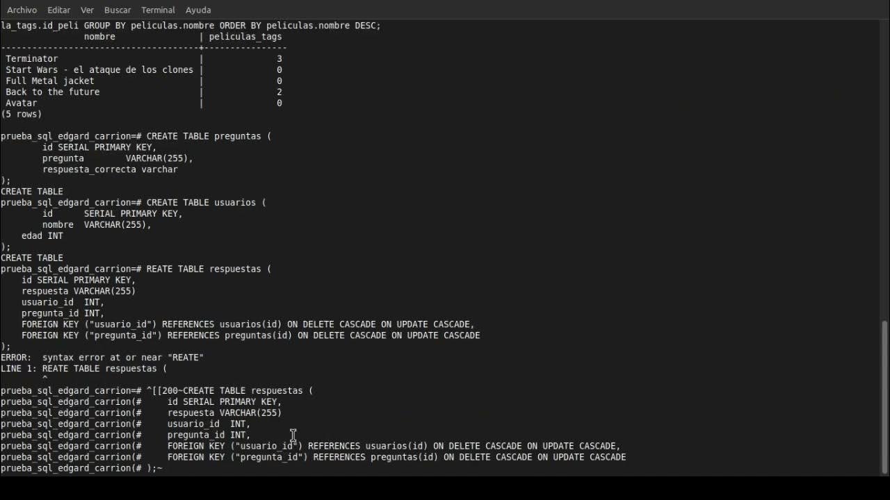 Prueba_sql_desafio_latam_E_C - YouTube