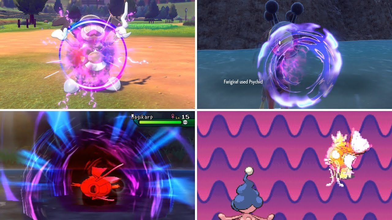 #94 Psychic - Generations 1-9 Pokémon move - YouTube