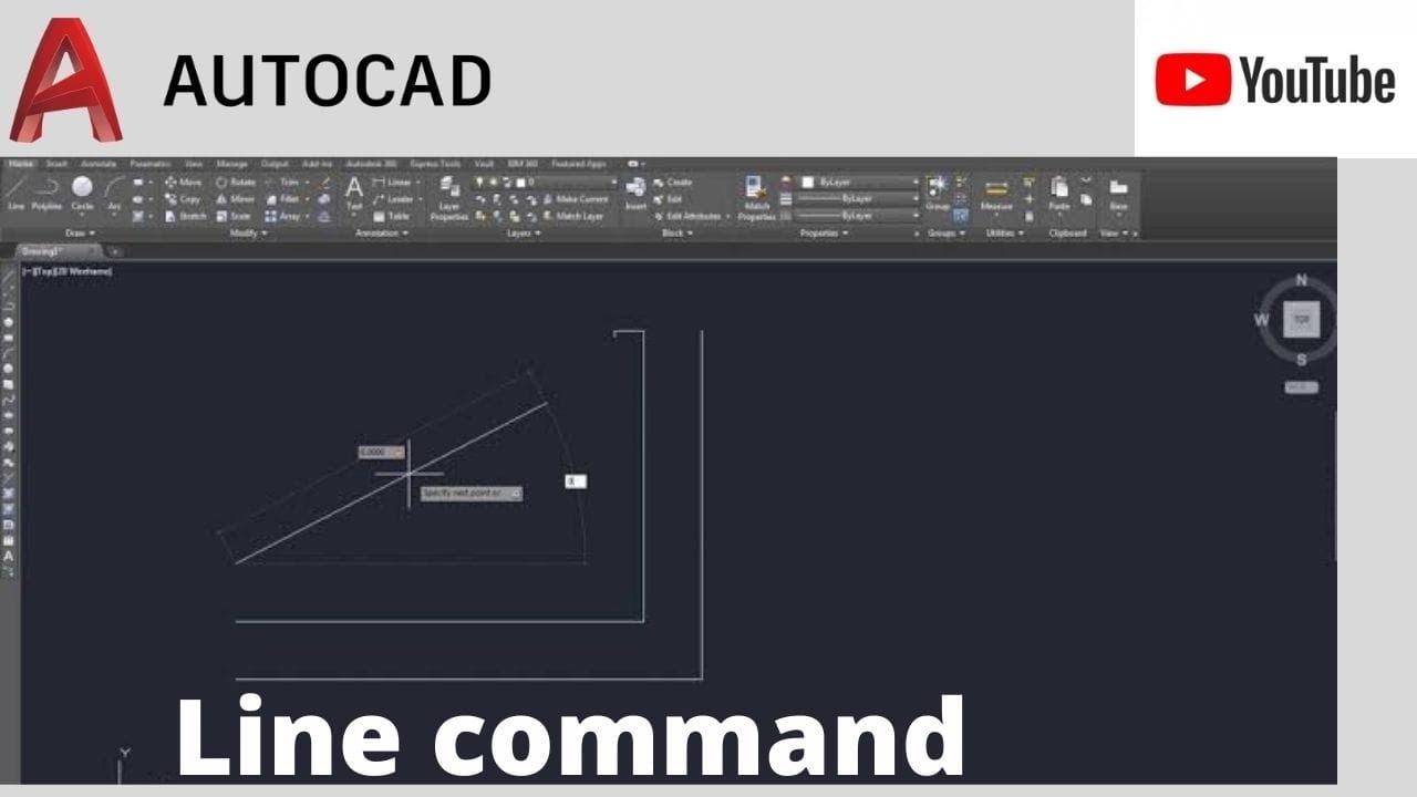 COMPLETE DETAIL ABOUT LINE COMMAND IN AUTOCAD 2018(LECTURE-02) - YouTube