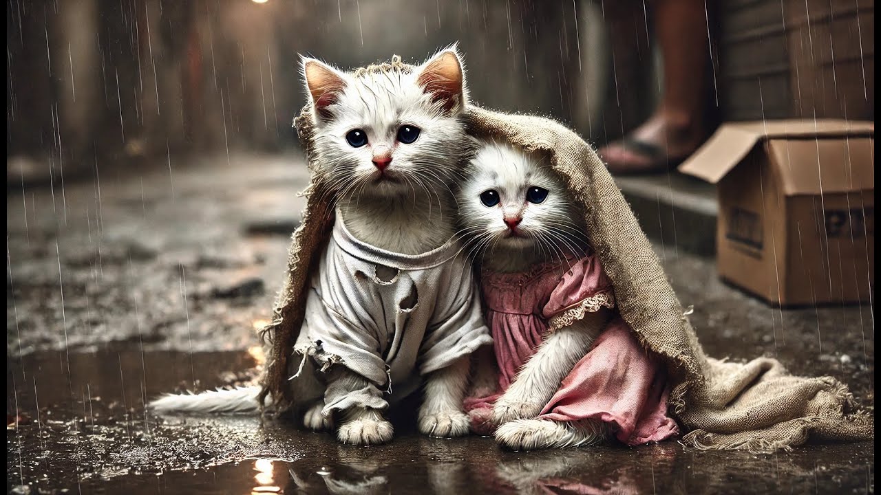 Poor Cats Rescued by Kindness 🔥#cat #ai #cutecat #catlover #kitten # ...