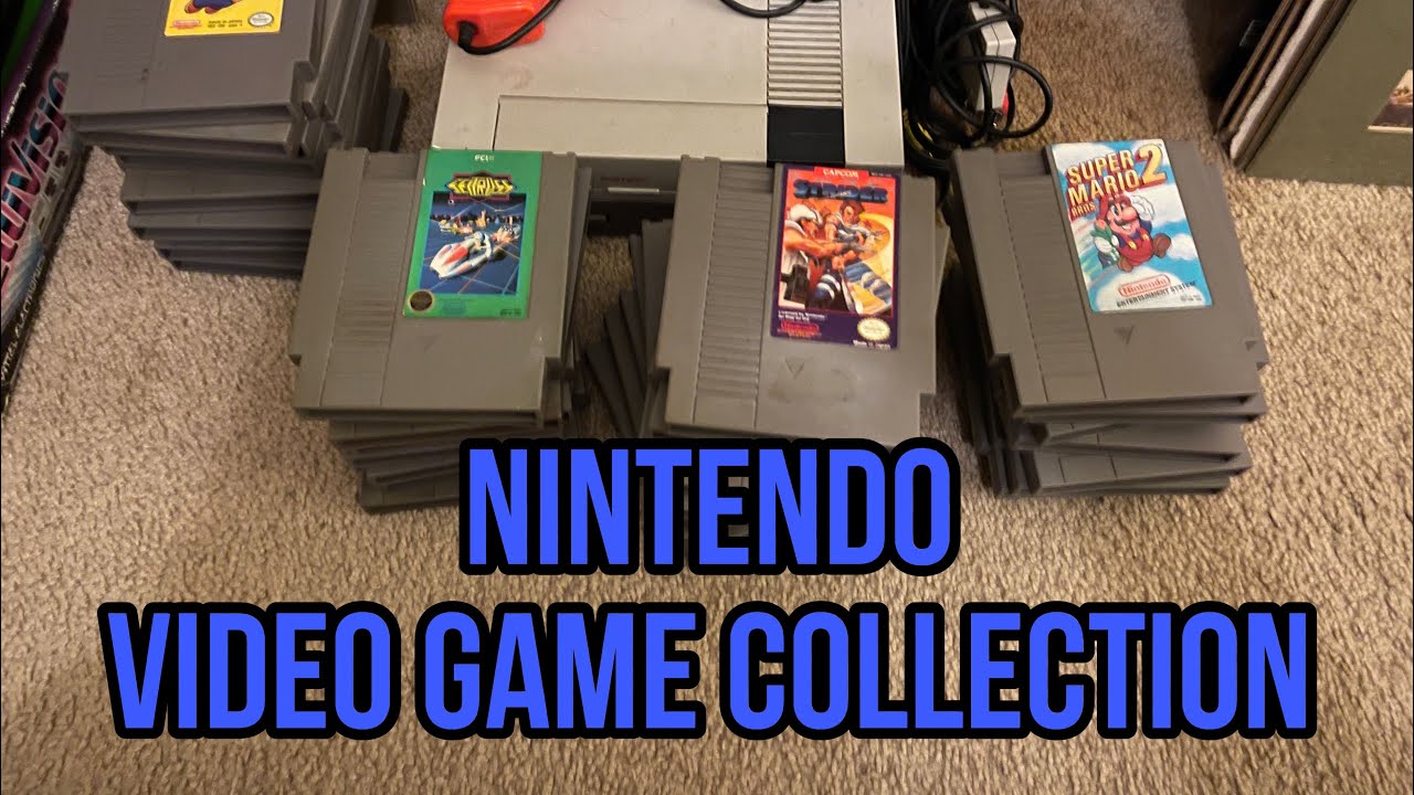 Nintendo game collection haul - YouTube