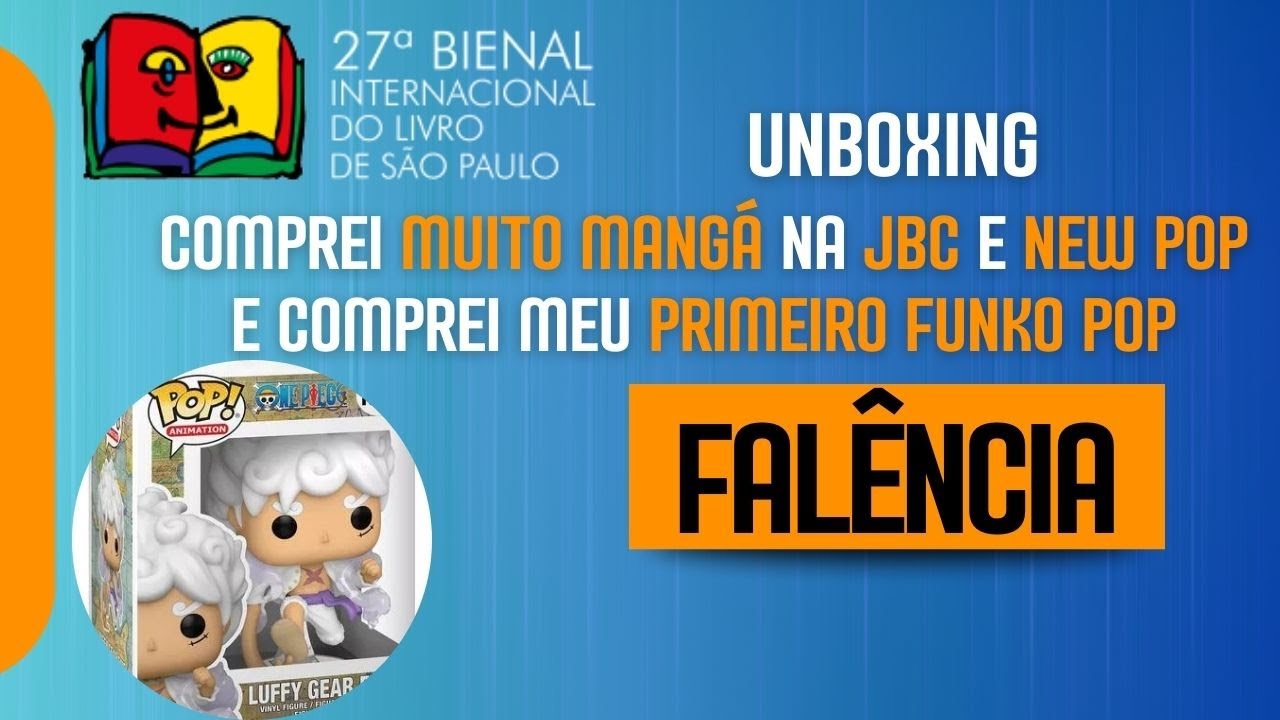 Primeiro FUNKO POP do Canal e MUITA compra de MANGÁ da JBC e NEW POP na ...
