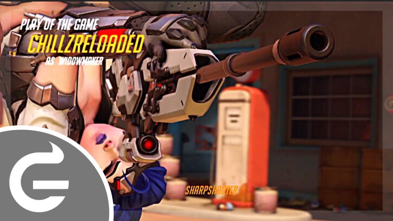 [OverWatch] COD Player Plays Widow Maker - YouTube