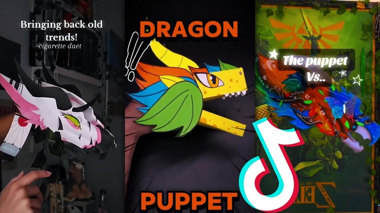 😱 THE AMAZING Paper Dragon 🔥Dragon Puppet Compilation #347 - YouTube