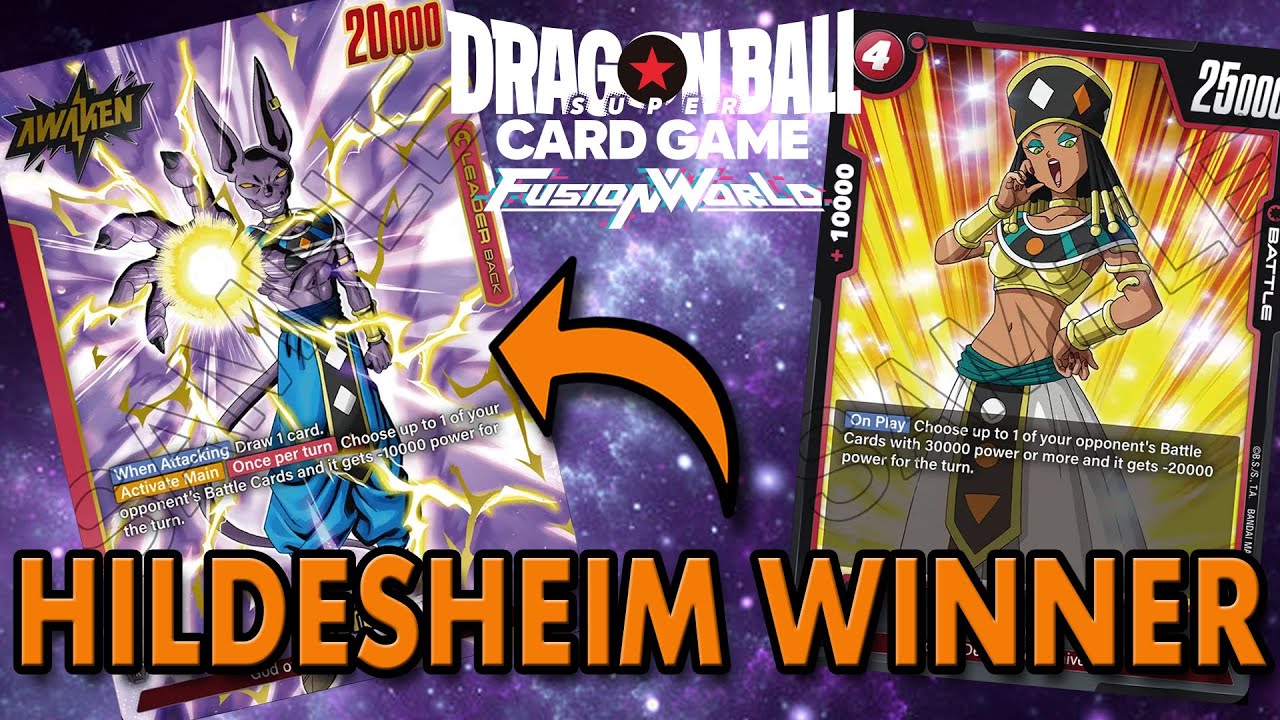 Beerus 1st PLACE Deck Tech & Gameplay | Fusion World - Blazing Aura ...