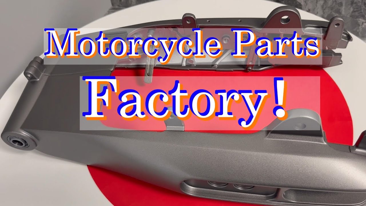 OEM motorcycle aluminum parts casting factory - YouTube