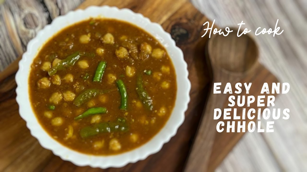 Chole Recipe | How to Make Easy & Tasty Chole at Home | Simple ...