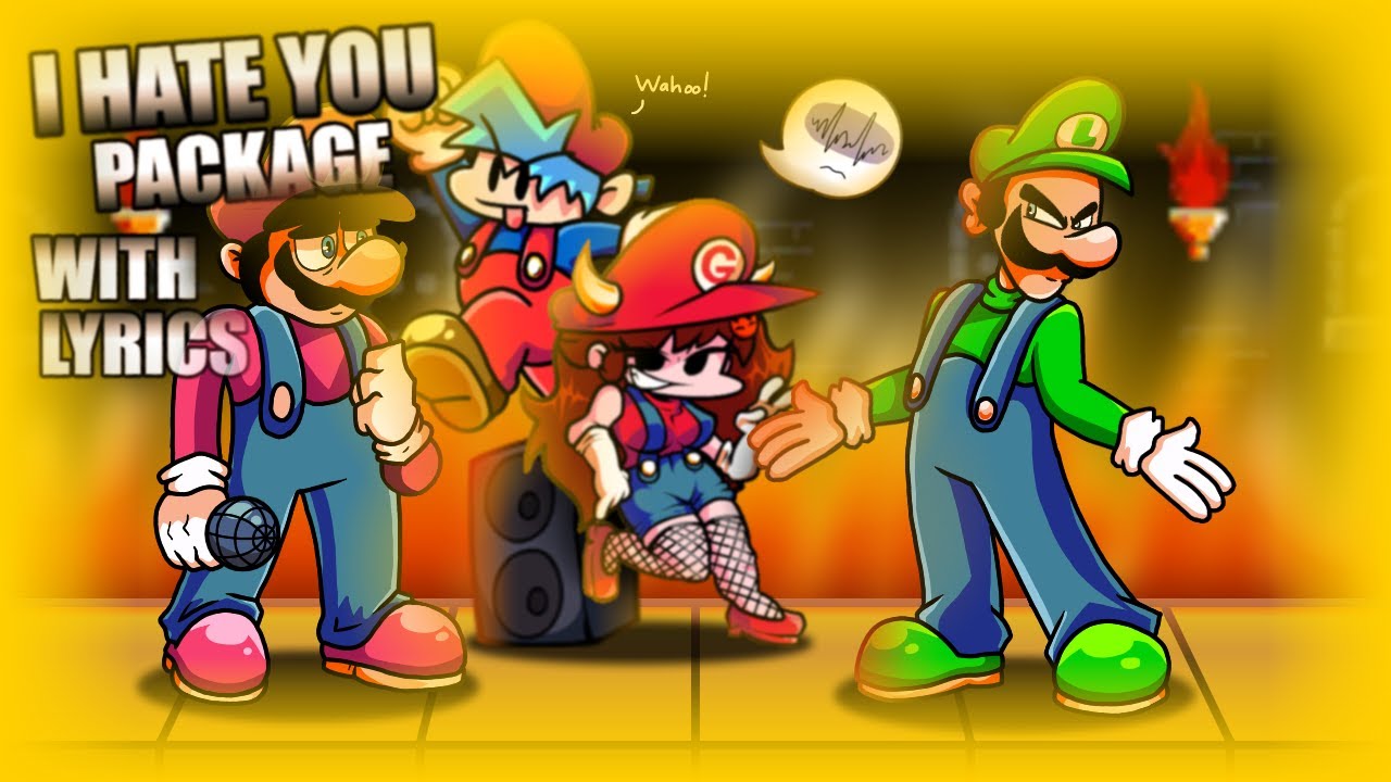 I Hate You Package WITH LYRICS | VS Mario's Madness Cover | Awesomely ...