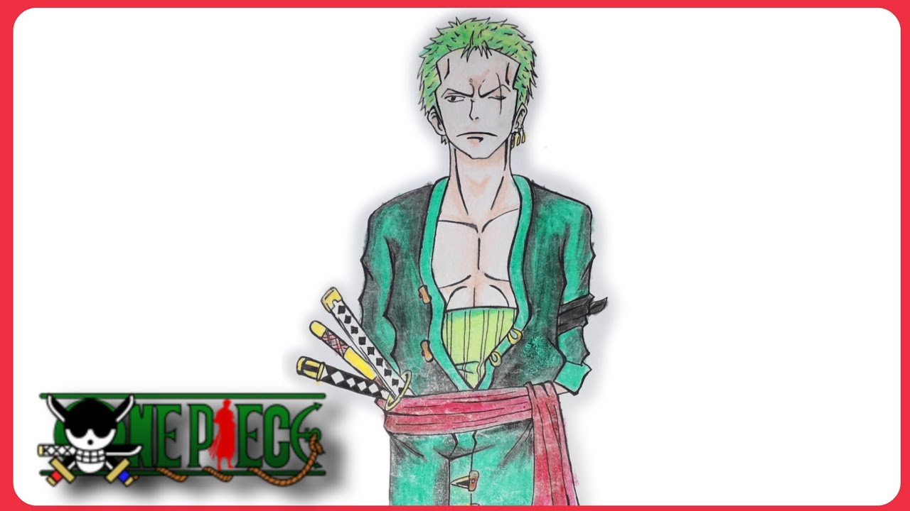 Vẽ Roronoa Zoro | Drawing Roronoa Zoro [ One Piece ] - YouTube
