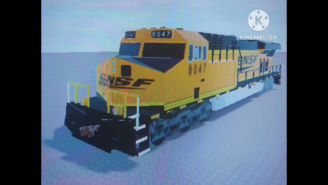 BNSF ES44C4 Locomotive. - YouTube