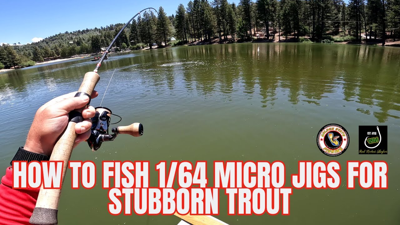 How To Fish Micro Jigs For Stubborn Summer Trout - YouTube