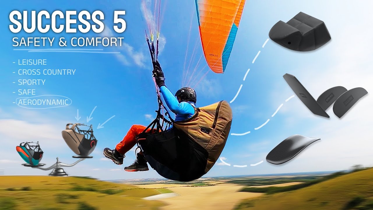 Advance SUCCESS 5 High-End Sport XC Standard Open Paragliding Harness ...