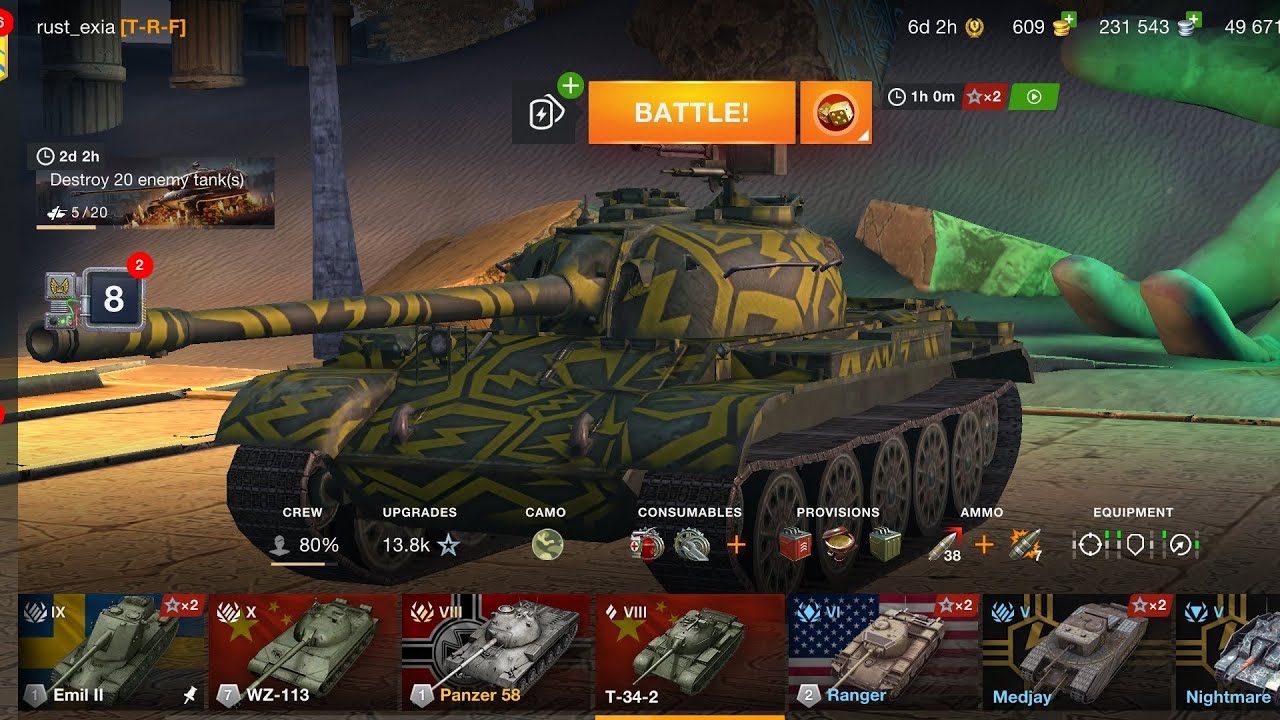 WORLD OF TANK BLITS (RUSTEXIA) T34-2 MEDIUM TANK. not that bad but not that good medium tank ...