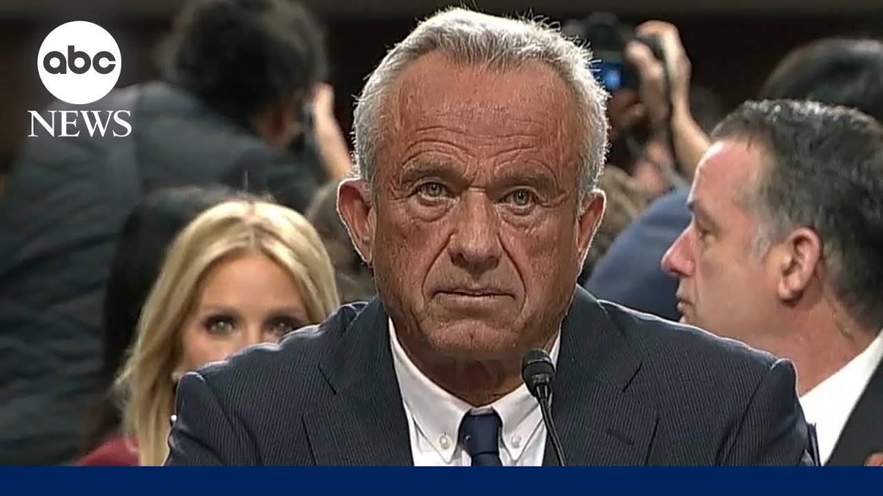 RFK Jr. delivers opening statement in confirmation hearing for HHS ...