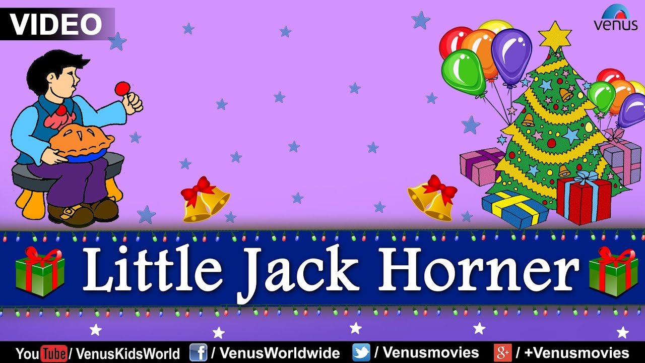 Little Jack Horner - Famous Nursery Rhyme || Cartoon Rhymes For Kids ...