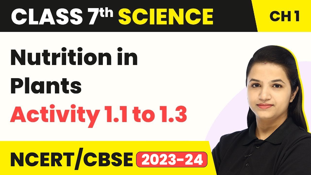 Class 7 Science Chapter 1 | Activity 1.1 to 1.3 - Nutrition in Plants ...