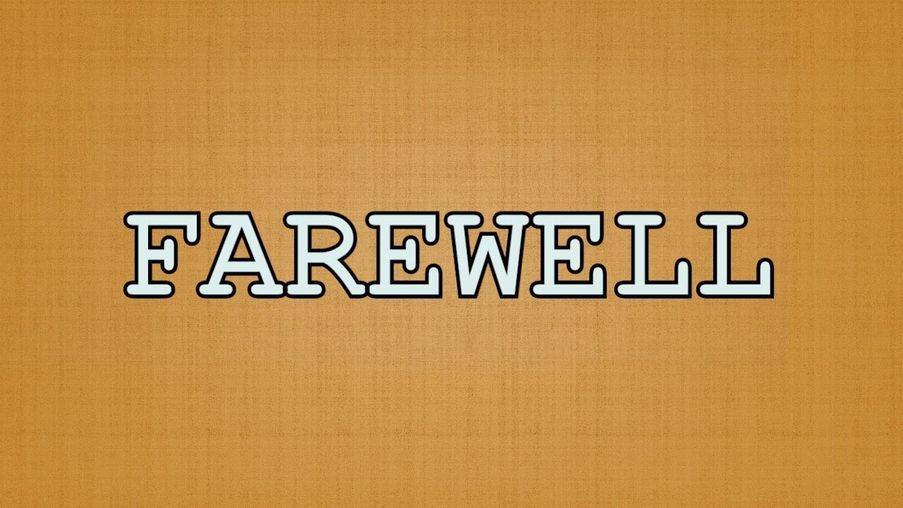 Farewell No.2 (Original Song w/ Lyrics) - YouTube