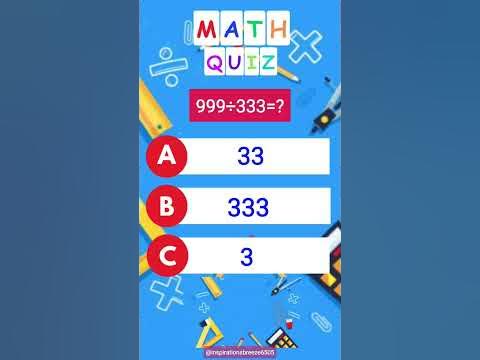 Quick Math Challenge: Test Your Skills with This Speedy Quiz! #shorts # ...