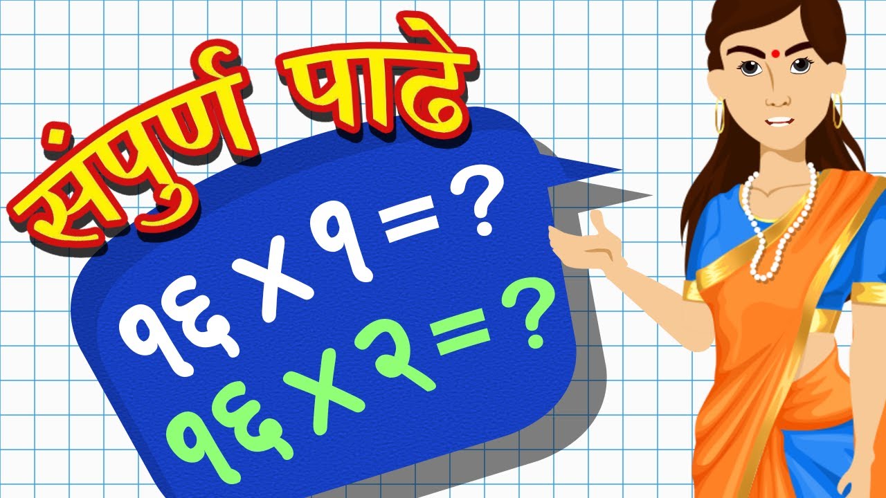 Table of 16 in Marathi | Multiplication Tables in Marathi Language| 16 ...