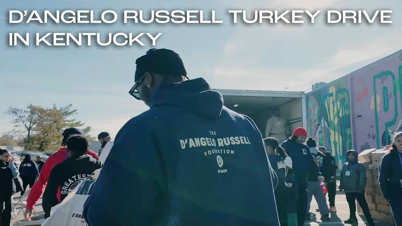 D'Angelo Russell Turkey Drive | First time to Kentucky - YouTube