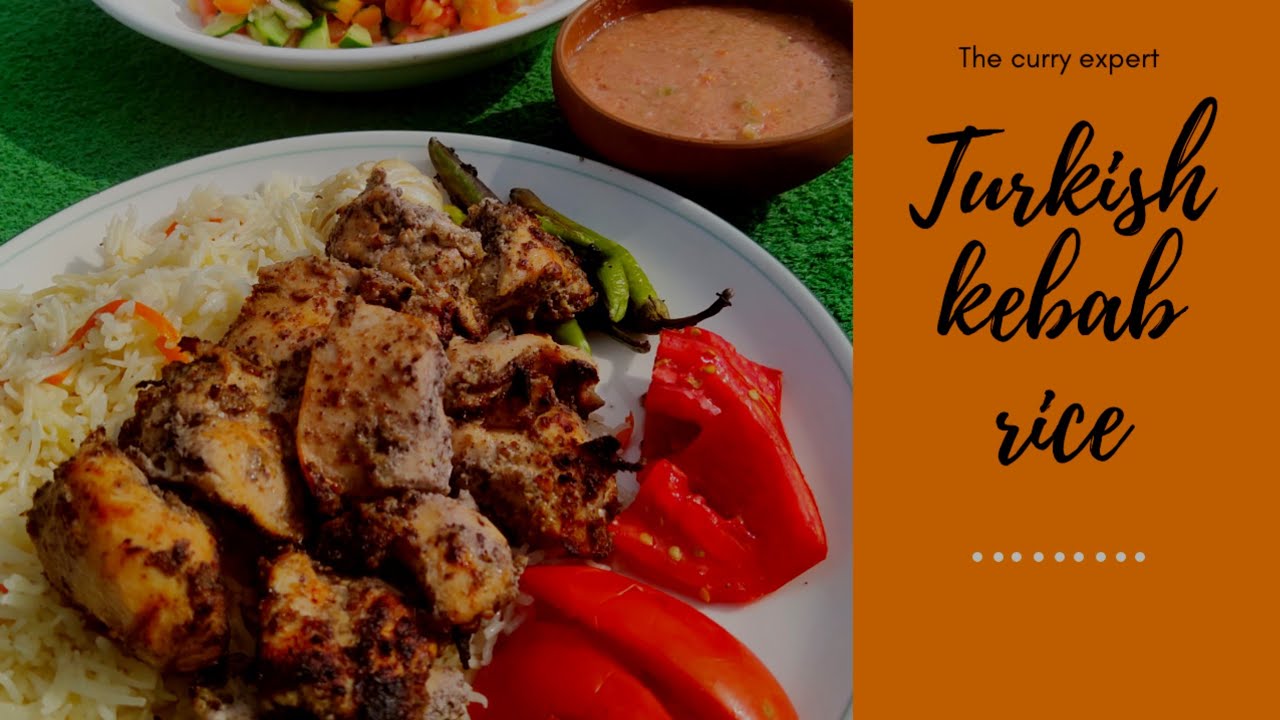 How To Make Turkish Chicken Kebab (Tavuk Şiş) Pilaf with Carrot Raisins ...