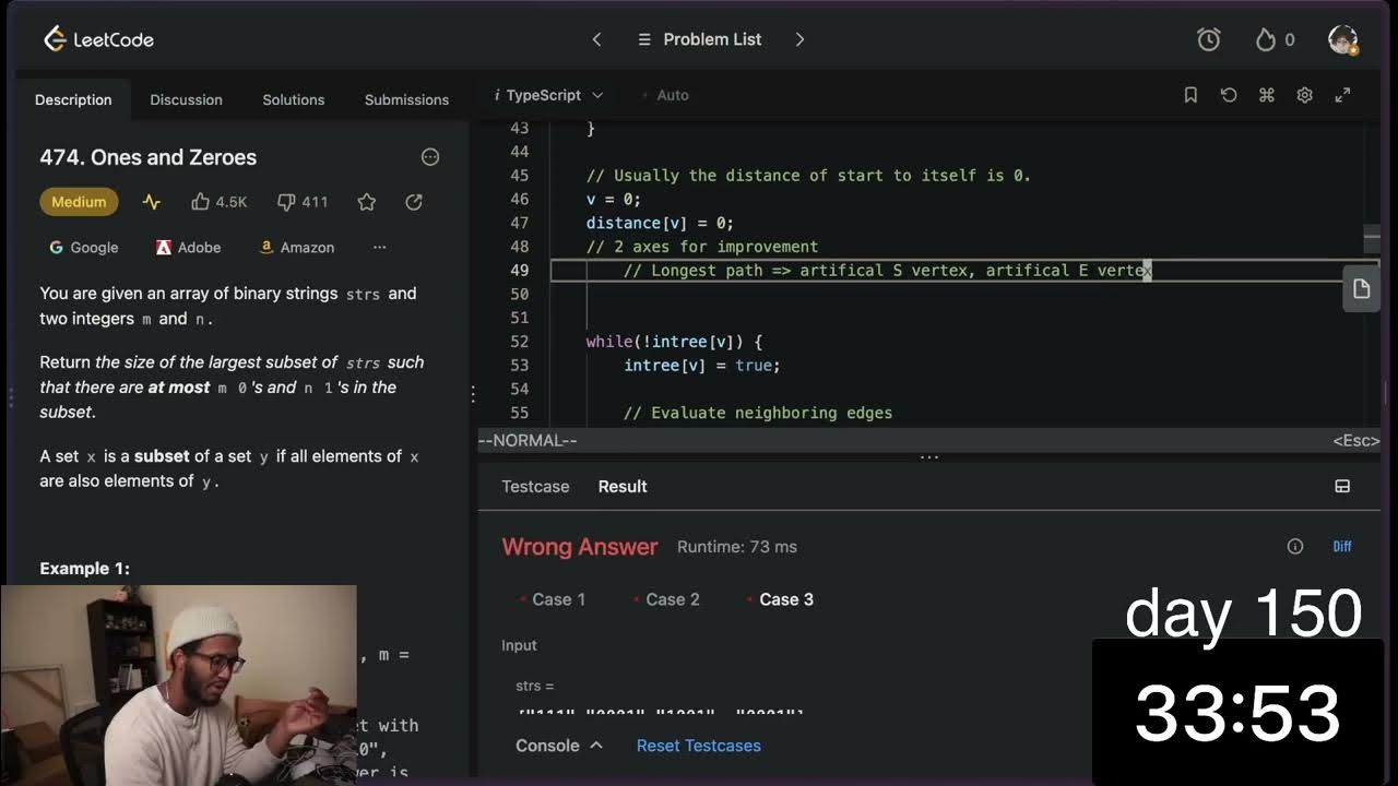 LeetCode everyday: Day 150 - Hyberbolic Suffering Chamber - YouTube