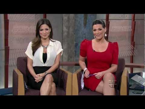 Pamela Silva Conde and Bárbara Bermudo 2012/06/27 Primer Impacto HD