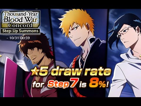 Bleach Brave Souls - 😛 TYBW Concord Step-Up Summons 😁 3500 Orbs 😎 - YouTube