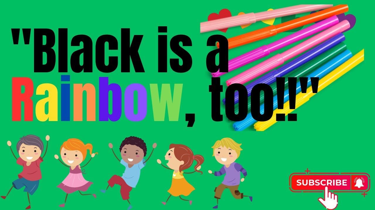 Black is a Rainbow Color (Read Aloud) | Story for Children| #reading # ...
