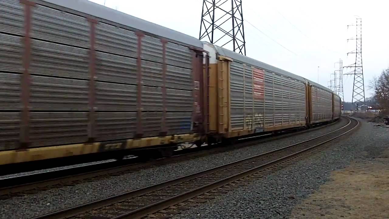 Norfolk Southern 18N with Conrail 8447 - YouTube