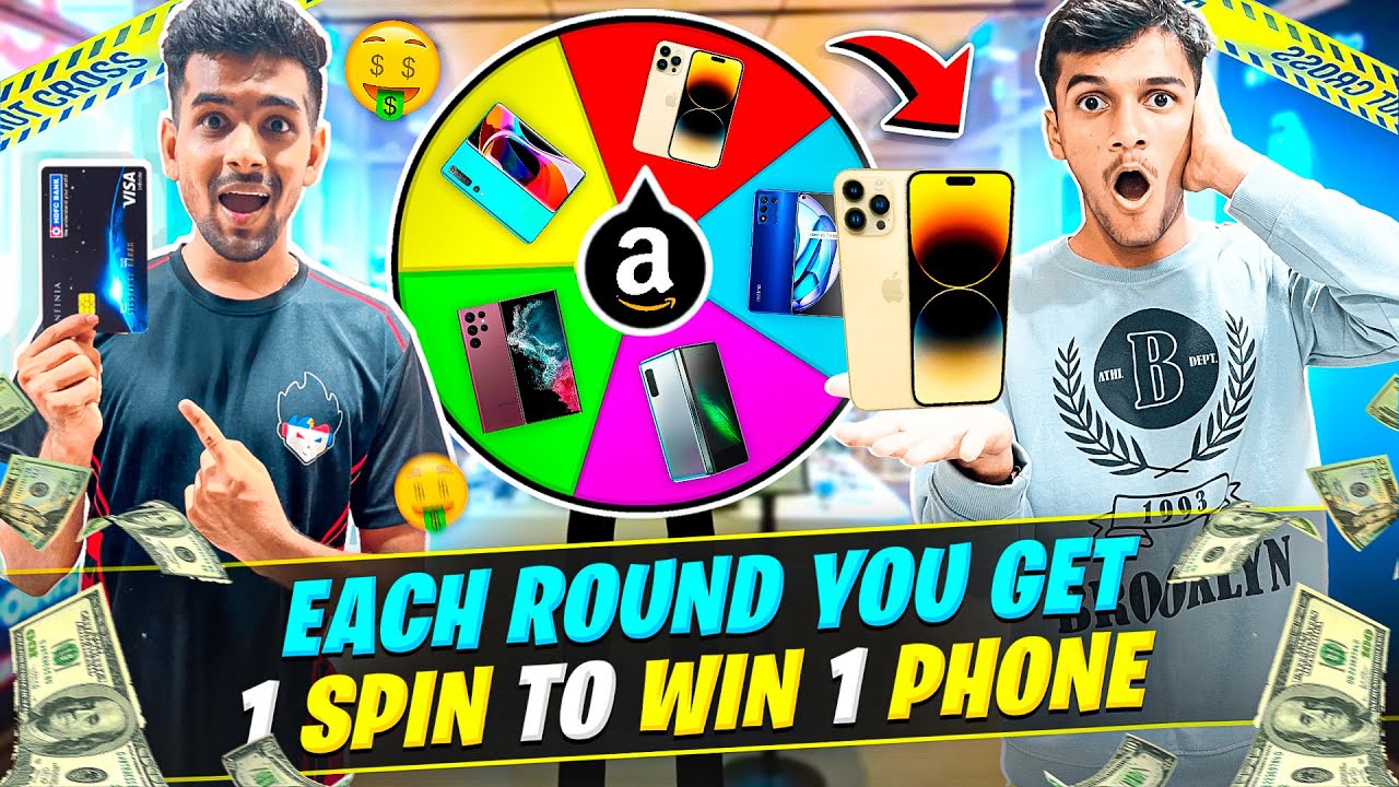 EACH ROUND YOU'LL GET 1 SPIN 🤩 TO WIN 1 PHONE 📱 WHO WILL WIN MAXIMUM ...