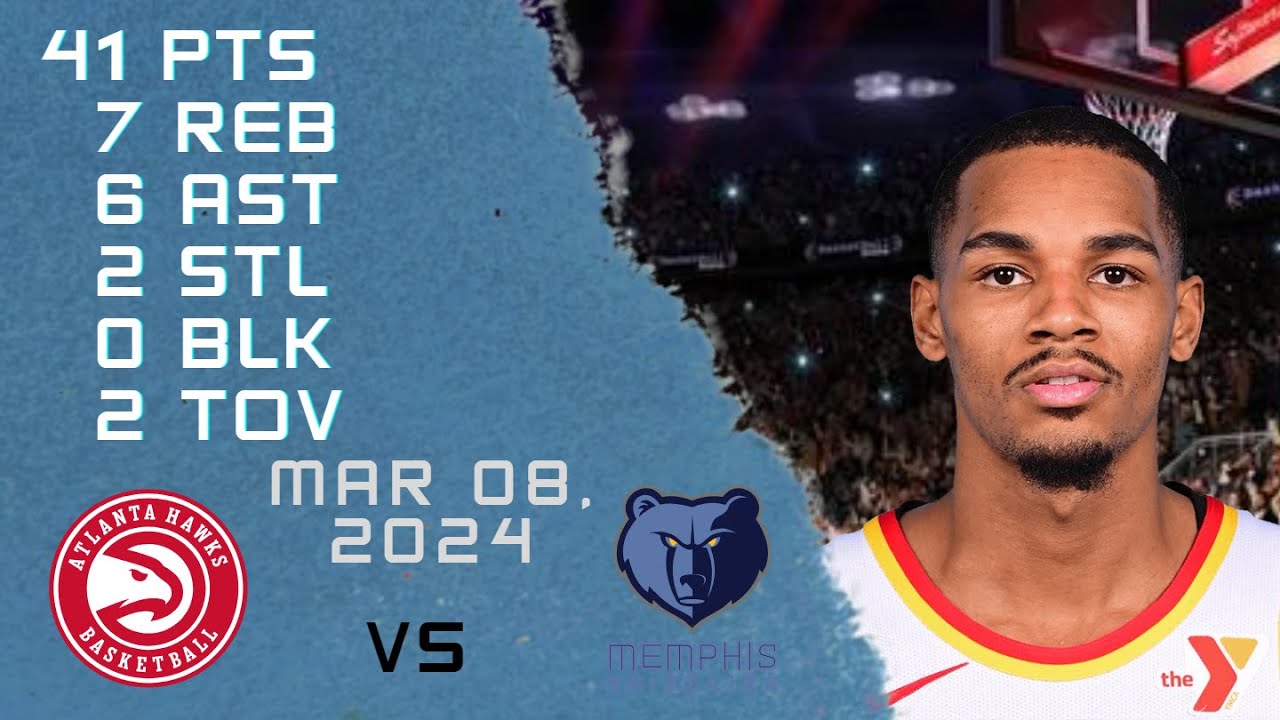 Dejounte Murray player Full Highlights vs GRIZZLIES NBA Regular season ...