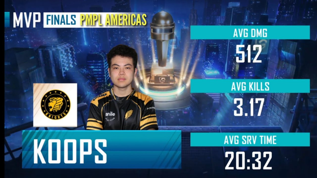 He Is KOOPS And This Player Is MVP Of PMPL Americas S1 || Pubg Mobile ...