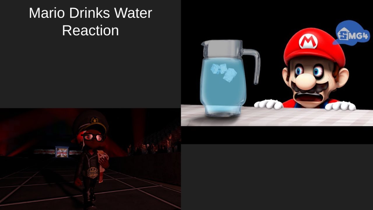 Always drink your water || Mario Drinks Water Reaction - YouTube